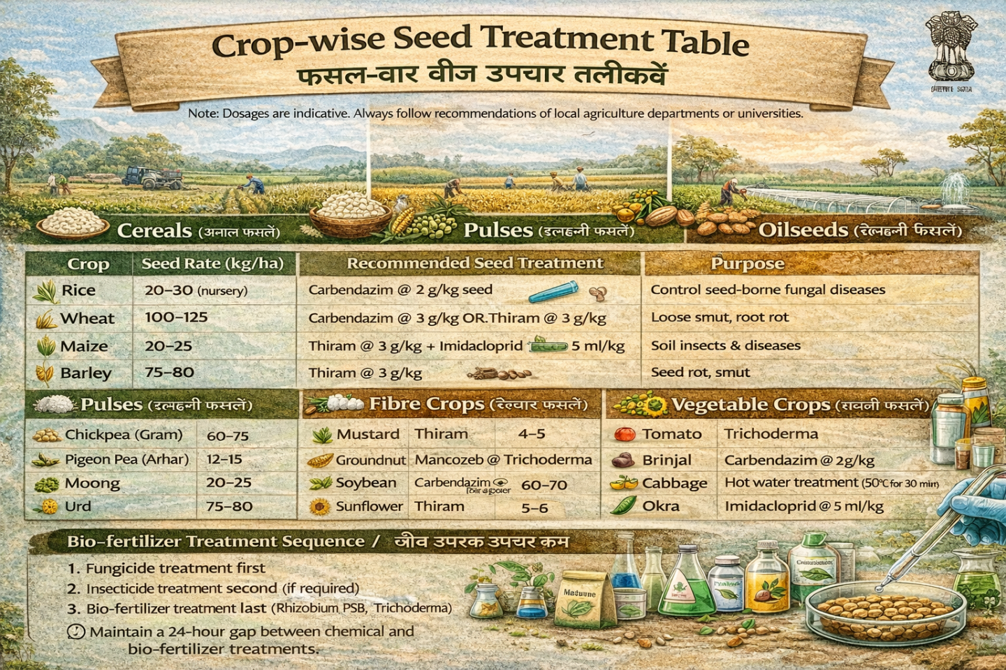 Seed Selection and Seed Treatment Techniques – KrishiCenter
