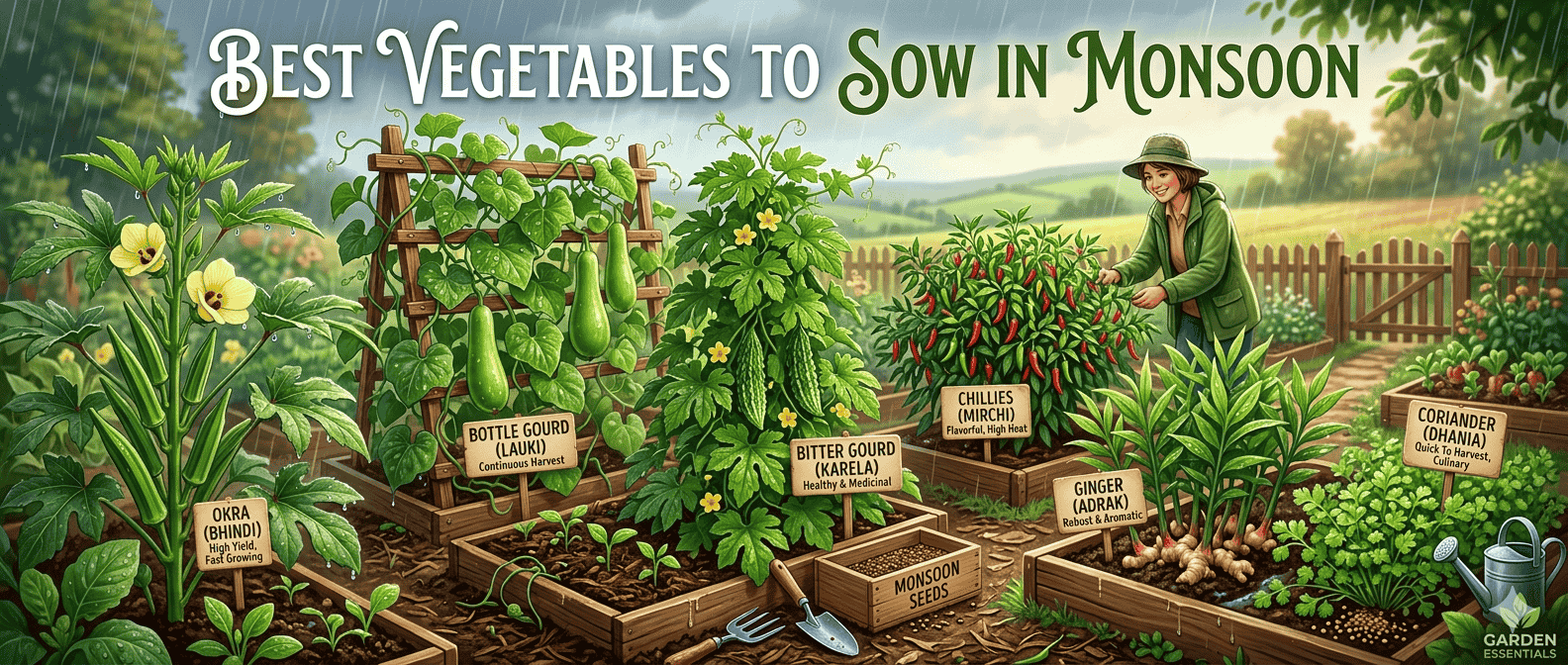 Monsoon Season Crops Farming Guide – KrishiCenter